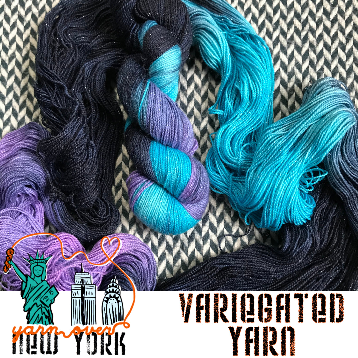 Ready to Ship Variegated and Multi-Color Yarn – Tagged "neon" – Yarn ...